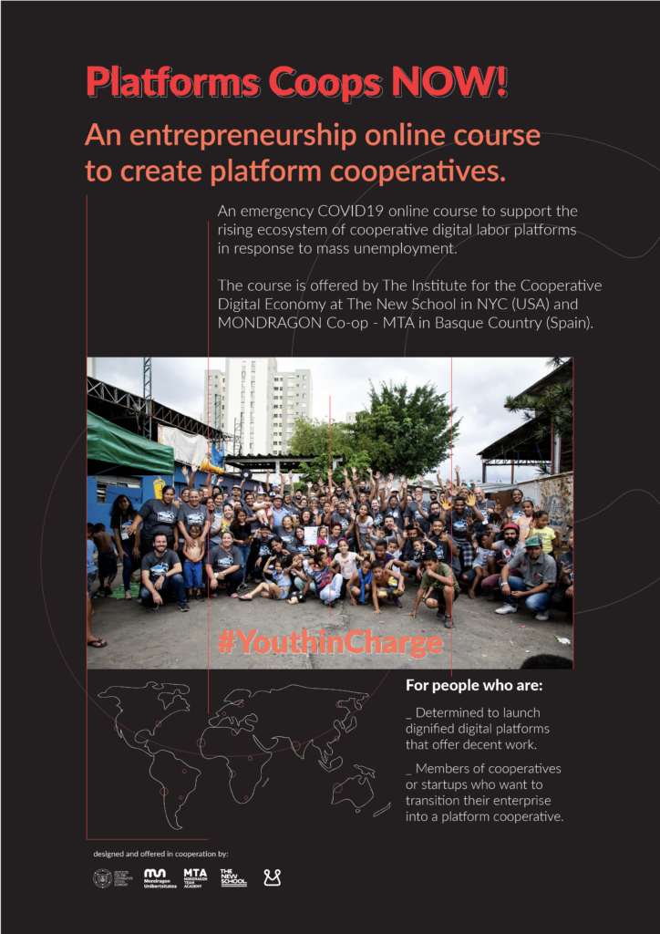 Cooperativas de Plataforma ¡YA! Un curso de emprendimiento online para crear cooperativas de ...