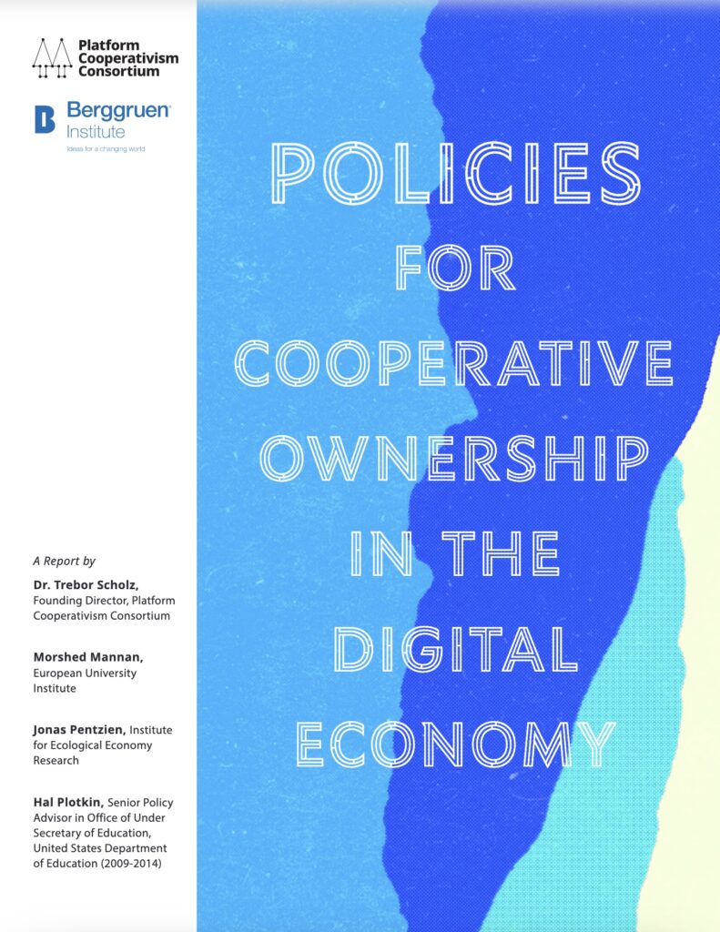 Policies for Cooperative Ownership in the Digital Economy | Platform ...
