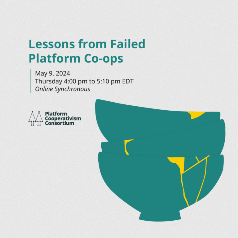 Lessons from Failed Platform Co-ops | Platform Cooperativism Consortium
